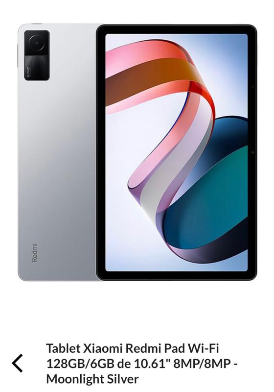 Tablet MI PAD de 128GB 6 de RAM - Celular - Tablets - Magazine Luiza