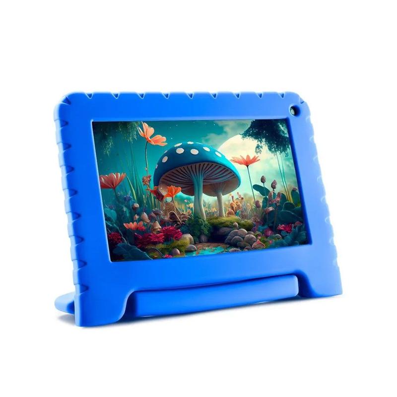 Tablet Multi Kid Pad Azul 4GB RAM 64GB Wi-Fi Android 13 Tela 7” - NB410 ...