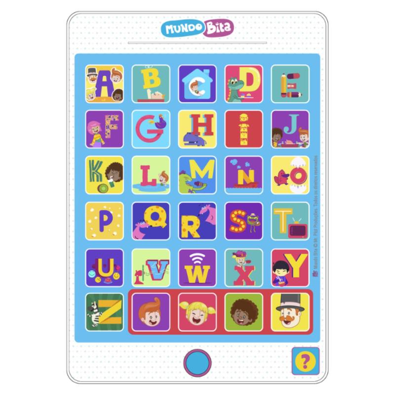Tablet Musical Infantil Interativo Mundo Bita Yes Toys - Tablet ...