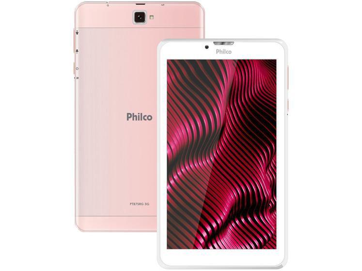 Tablet Philco PTB7SRG 7” 3G Wi-Fi 16GB - Android 9.0 Quad-Core Câmera ...