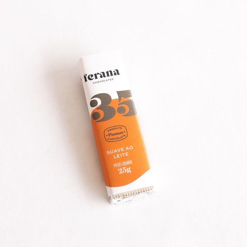 Tablete Teores De Cacau Chocolate Suave Ao Leite 25G - Ferana ...