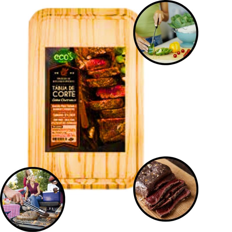 Tábua Retangular Corte Madeira Pinus Vinco Churrasco Cozinha Alta ...