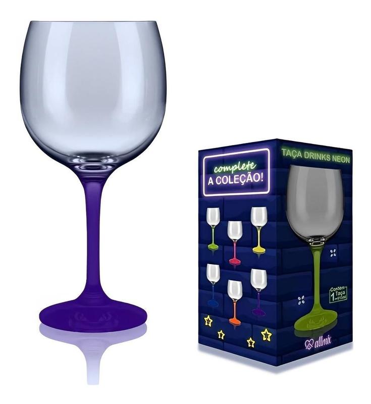 Taça De Gin Tônica Neon Bar Para Bombay Drinks - Roxo - Allmix - Taça ...