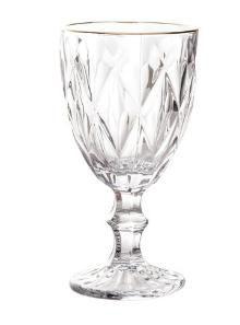 Taça Diamond com fio dourado - Lyor - Taças - Magazine Luiza