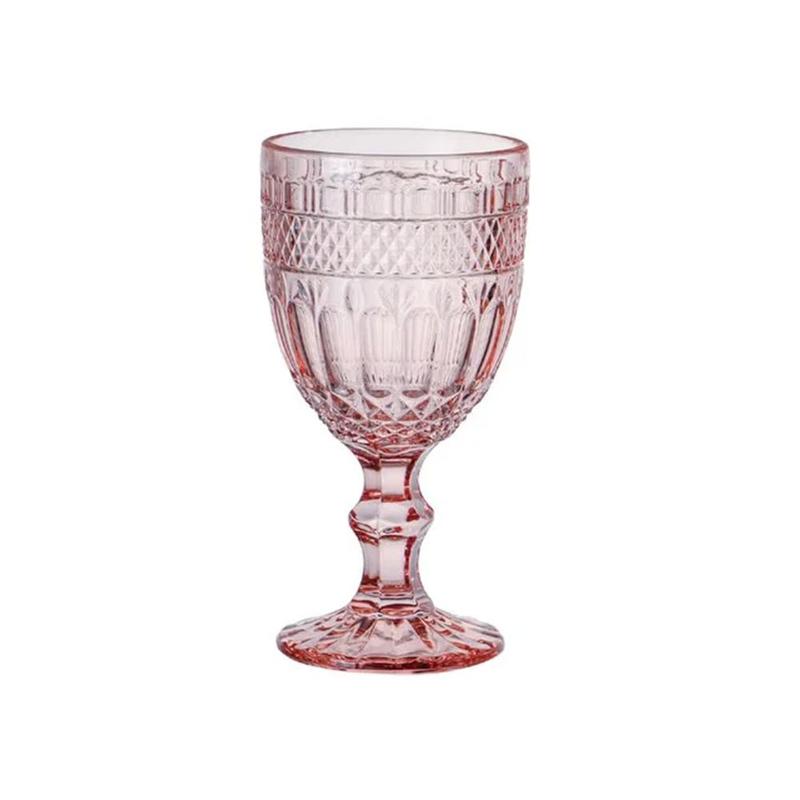Taça vidro p/ água brand rosa 345ml - BonGourmet - Taça de Água ...