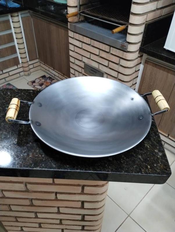 tacho tipo disco de arado para carne bife ferro fundido 38 cm ...