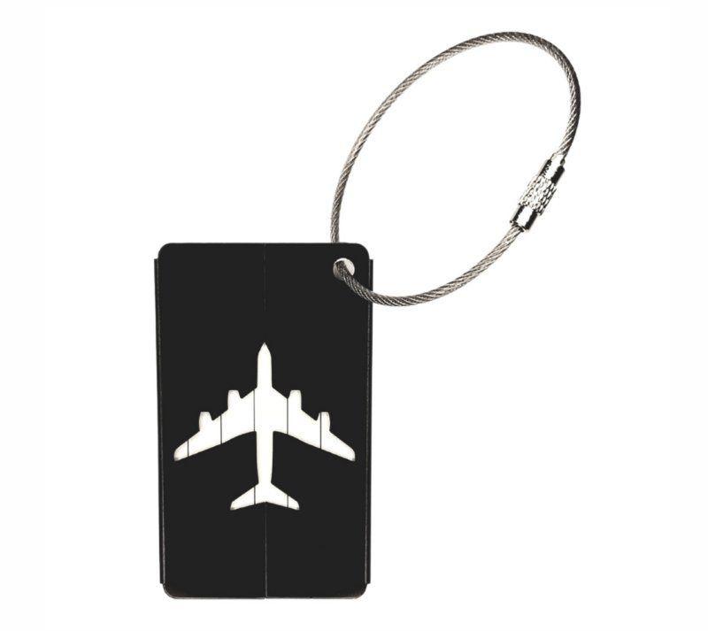 Tag Identificador de Mala de Viagem com Cartão em Alumínio e Laço em ...