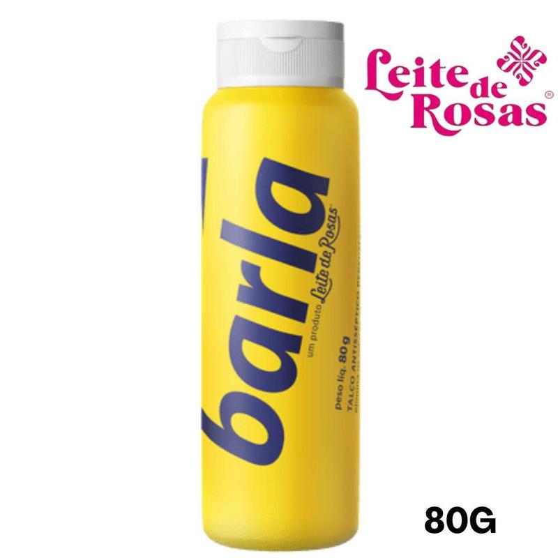Talco Barla Antisséptico em Pó 80g Leite de Rosas - Desodorante para ...