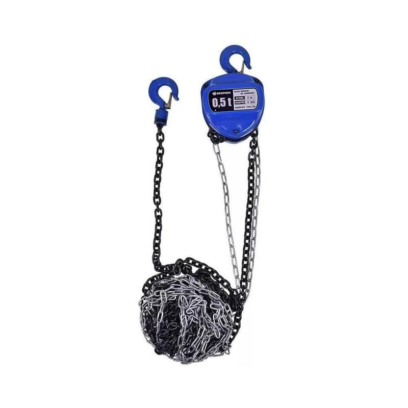 Talha Manual 500 KG x 3,0 Metros 8246 BREMEN - Talha - Magazine Luiza