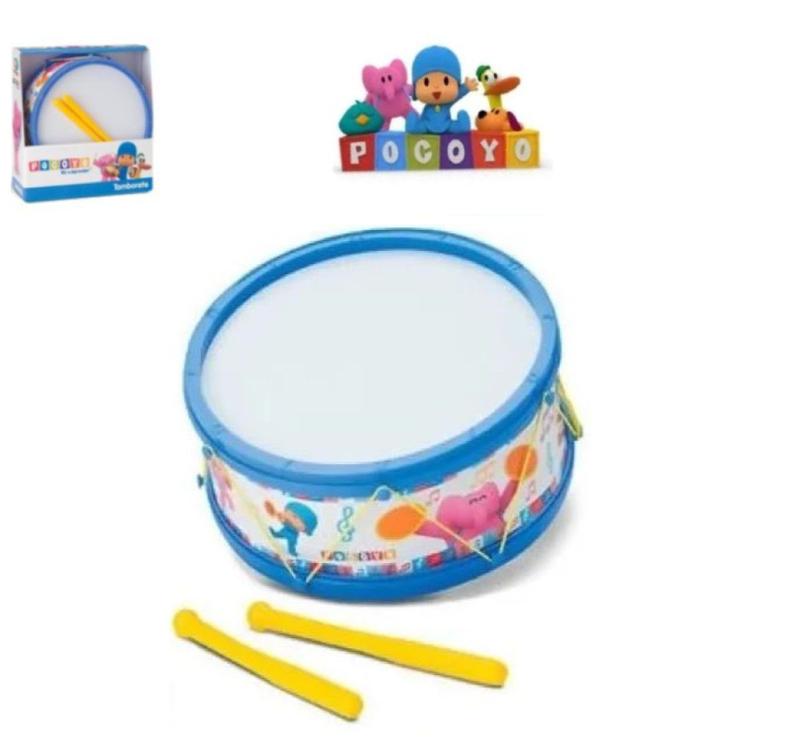 Tamborete Tambor Pocoyo Musical Infantil Brinquedo Premium - CARDOSO ...