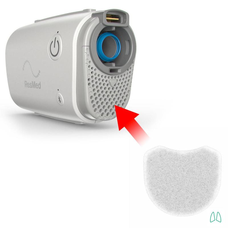 Tampa para filtro do CPAP AirMini ResMed - Equipamento Médico e ...