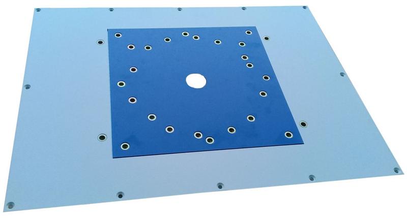 Tampo Vazado com Placa para Tupia Grande (Coluna) - Kerbus - Peças e ...