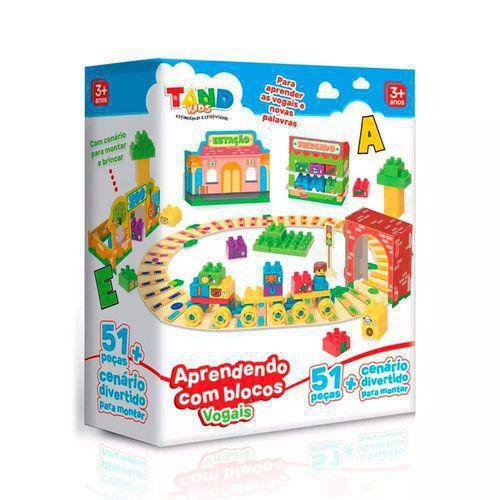 Tand Kids Aprendendo Com Os Blocos Vogais 51 Peças - Toyster ...