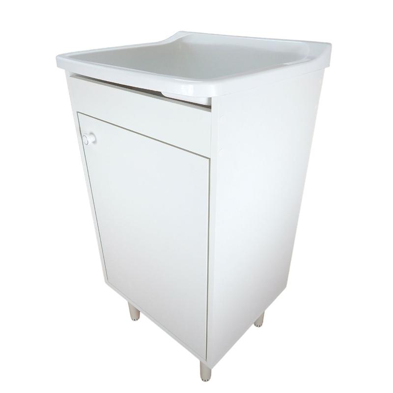 Tanque de lavar Roupa Pequeno 22L com Gabinete MDF Montado - EJV SHOOP ...