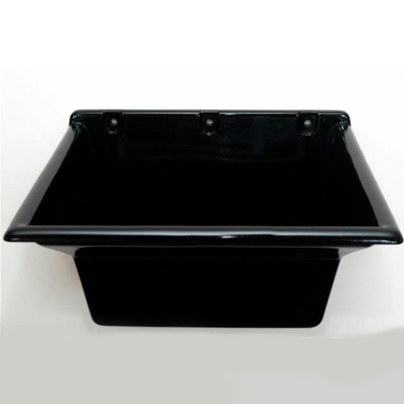 Tanque Simples 44,5x44,5cm Preto MJ Sintético - Tanque de lavar roupa ...