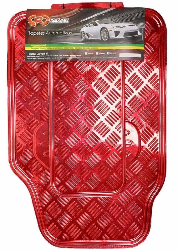 Tapete Automotivo Carro 5 Peças Universal Diversas Cores - Rekar ...