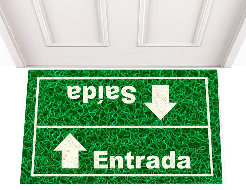 Tapete Capacho Entrada Saída 0,60 x 0,40 - Casa dos capachos - Capacho ...