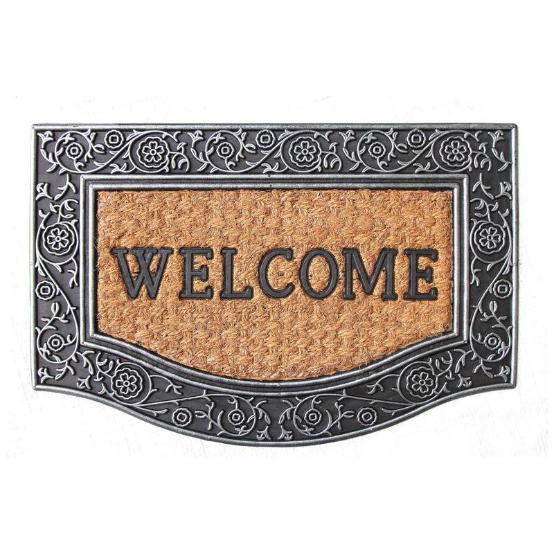 Tapete Capacho Luxo Fibra De Coco Borracha Welcome 40 X 59,5 - COCOTUFT ...
