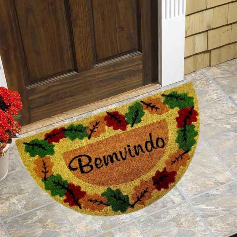 Tapete Capacho Meia Lua Fibra de Coco - Home Design - Capacho / Tapete ...