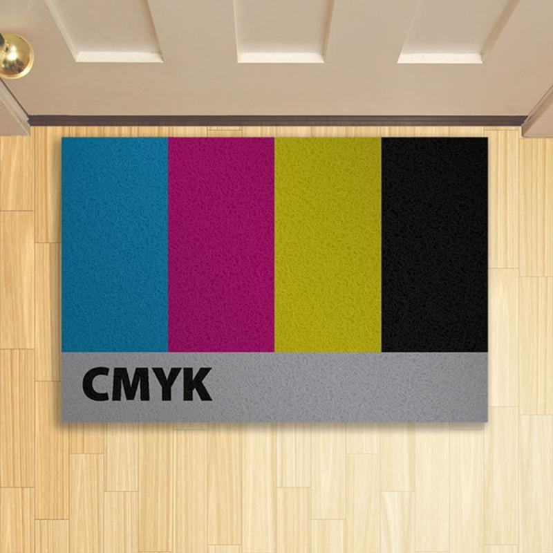 Tapete Capacho porta de entrada casa, Criativo CMYK - KAPAZI - Capacho ...