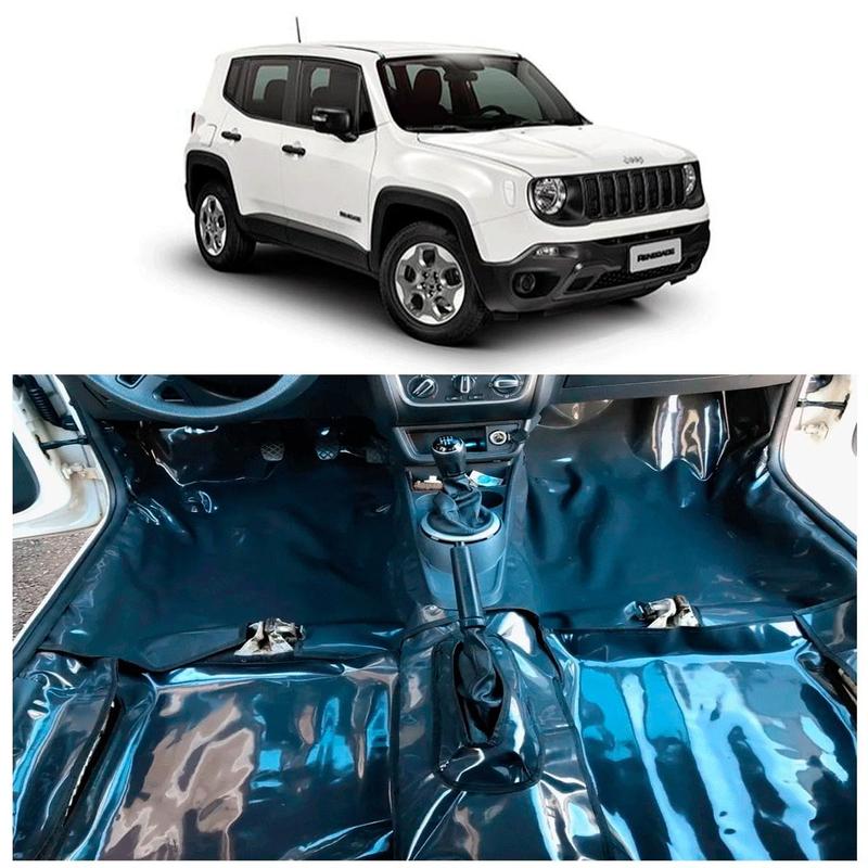 tapete Carpete Assoalho Vinil Verniz Jeep Renegade grafite - MANOS ...