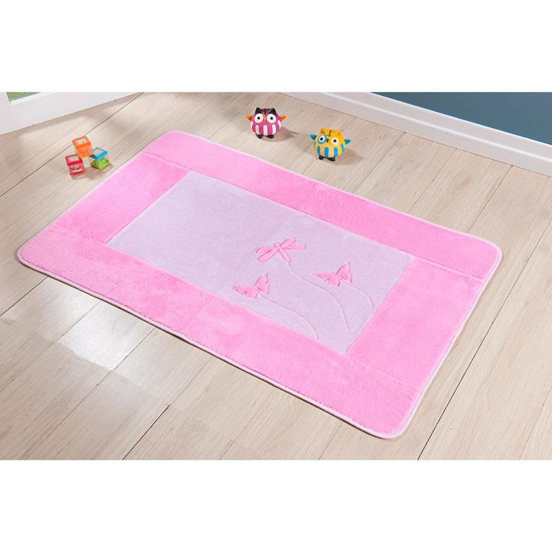 Tapete de Pelúcia Quarto Infantil Antiderrapante Libélula - Guga ...