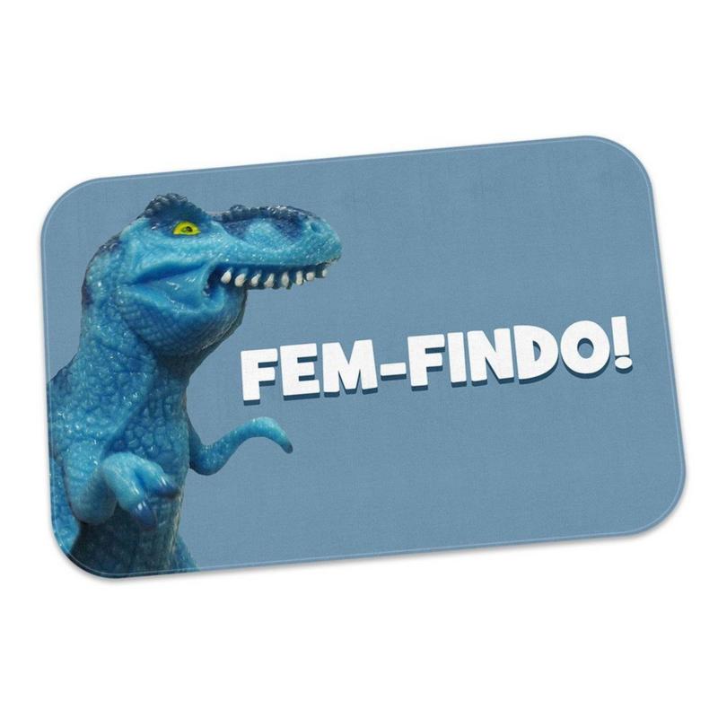 Tapete Divertido Meme Dinofauro Fem-Findo Capacho Geek - Yaay - Capacho ...