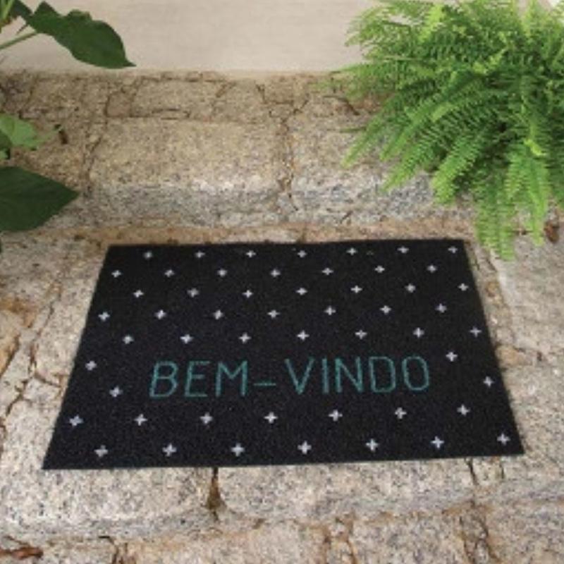 Tapete Entrada Capacho Antiderrapante Vinil Super Print 2.0 Bem Vindo ...