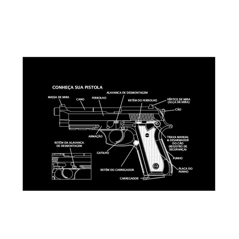 Tapete Gun Pad de Armas para Pistola - Teisen - Teisen Gun - Tatame ...