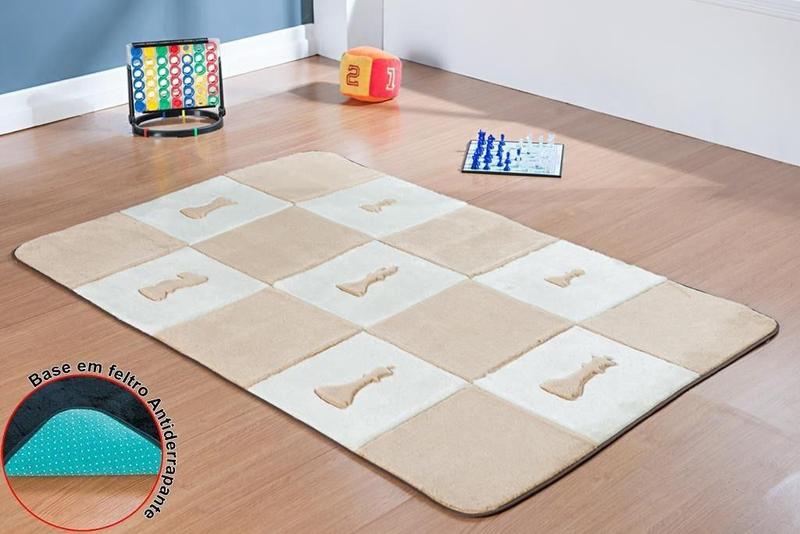 Tapete Passadeira Premium Xadrez Antiderrapante - Guga Tapetes - Tapete ...