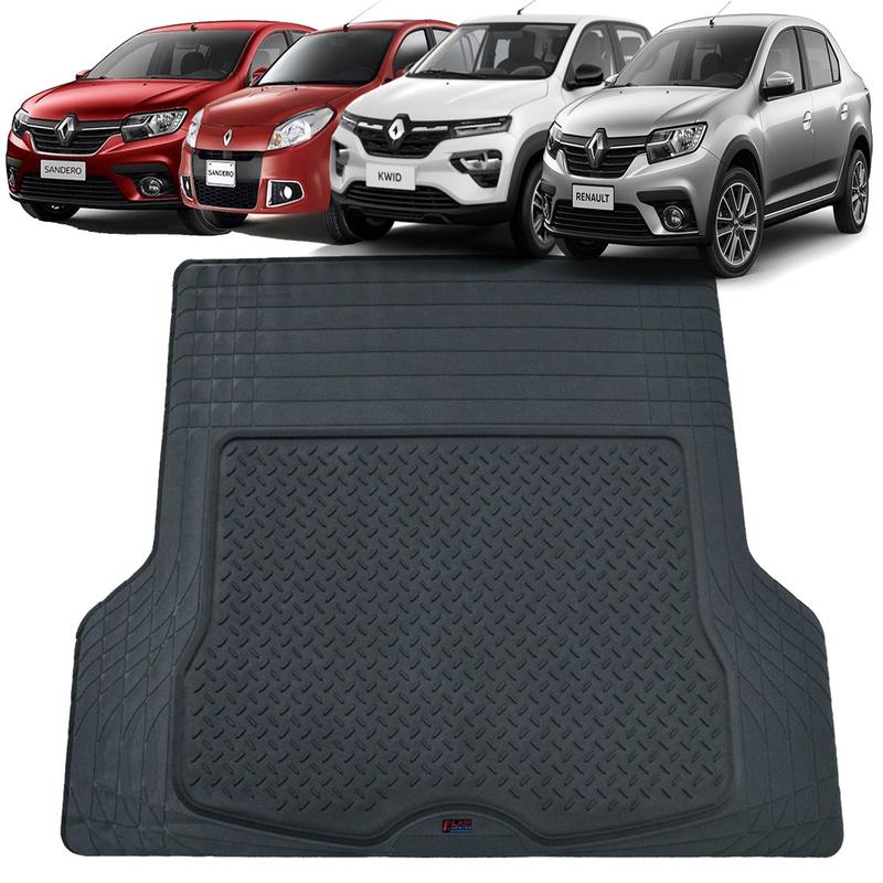 Tapete Porta-Malas Renault Kwid Sandero e Logan em Borracha PVC ...