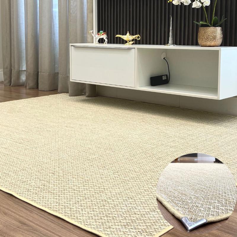 Tapete Sisal 200x200 Lancer Oferta Quadrado - Tapete - Magazine Luiza
