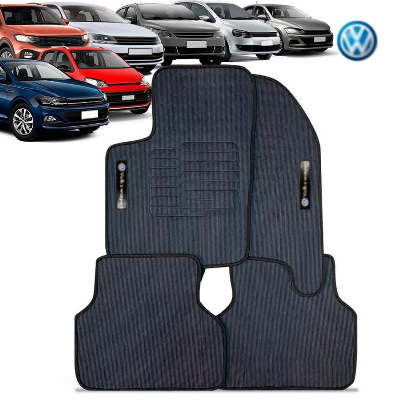 Tapete VW Brasilia Fusca Fuscão Kombi PVC Borracha - Evo-X - Acessórios ...