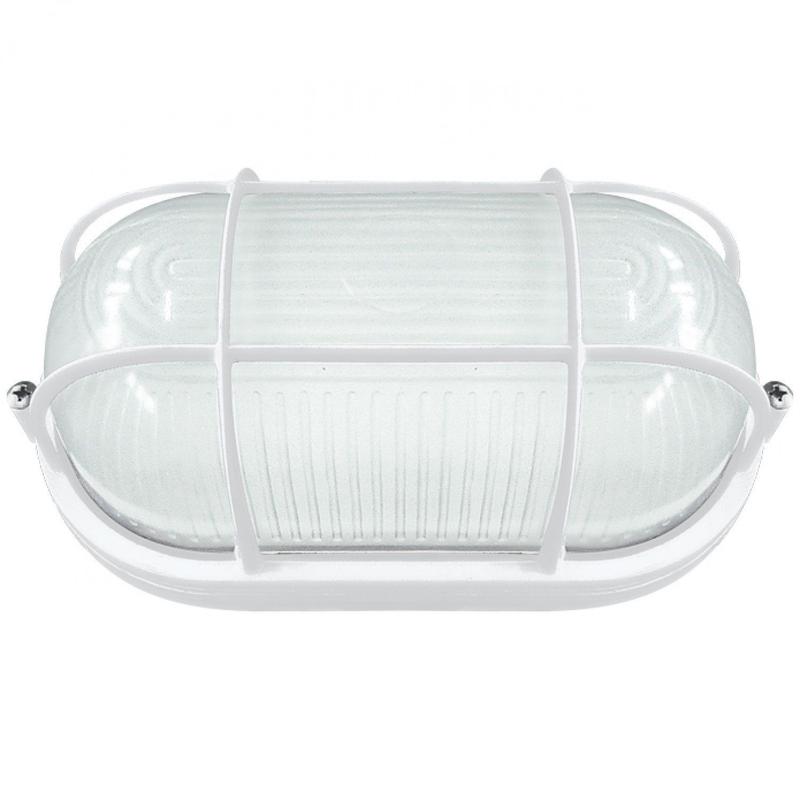 Tartaruga LED Externa com Grade 8W Naútica Blumenau Branco - Luminária ...