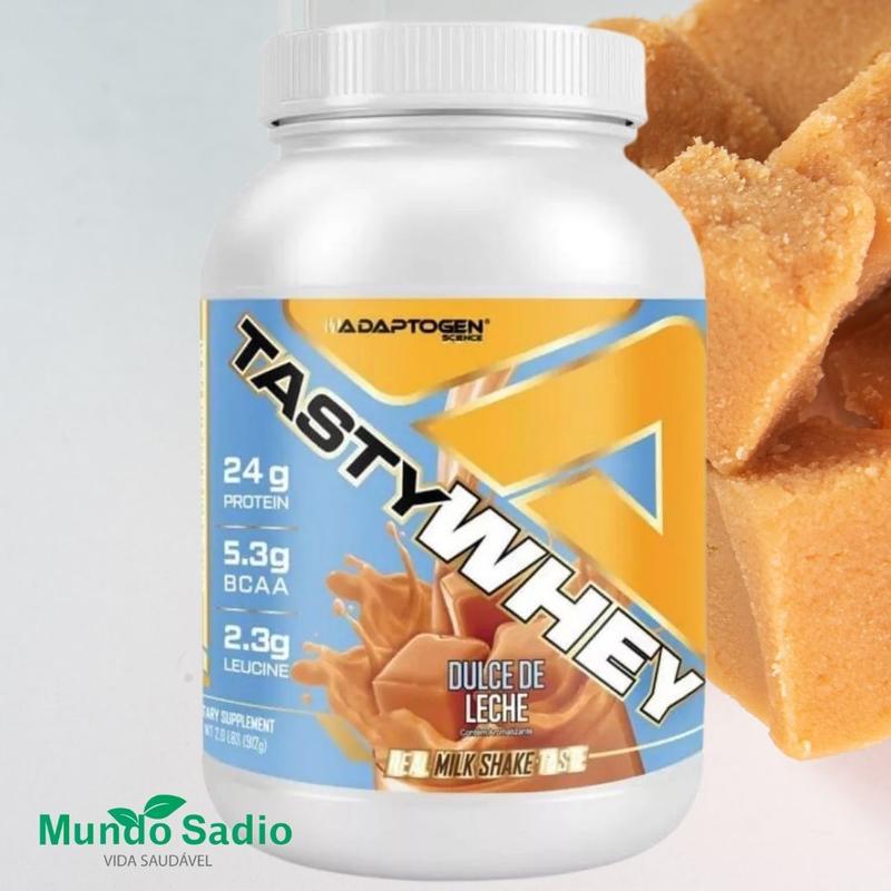 Tasty whey 3w gourmet doce de leite 912g - adaptogen - Whey Protein ...