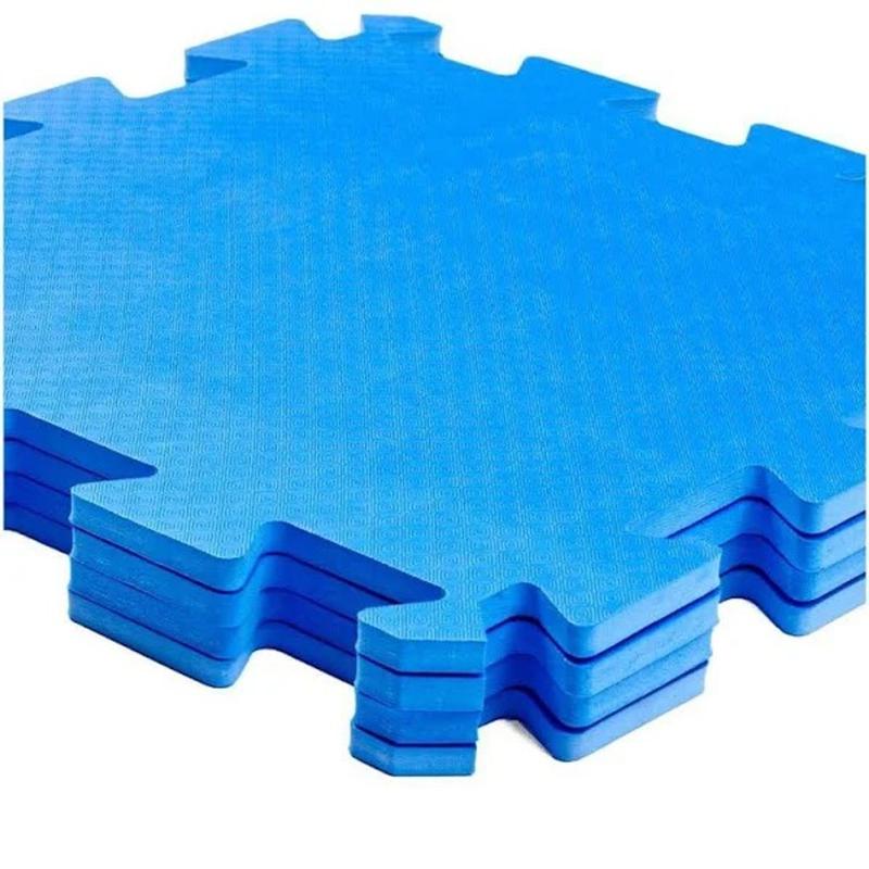 Tatame azul royal 12placas com bordas 50x50 10mm - TATAME kids - Tatame ...