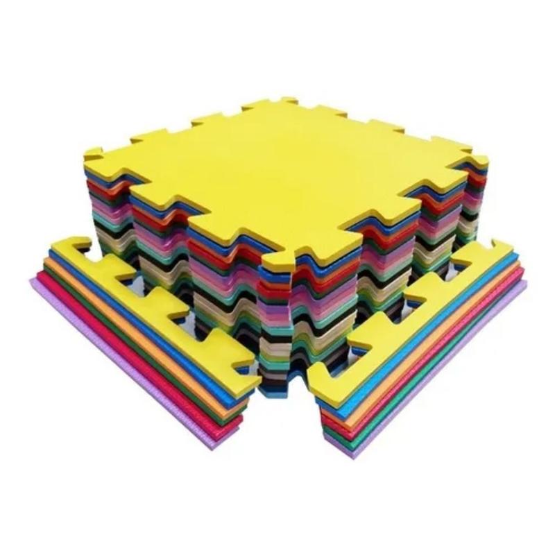 Tatame Tapete EVA de encaixe Bebê e Infantil - 50 x 50 cm - Rei do Eva ...