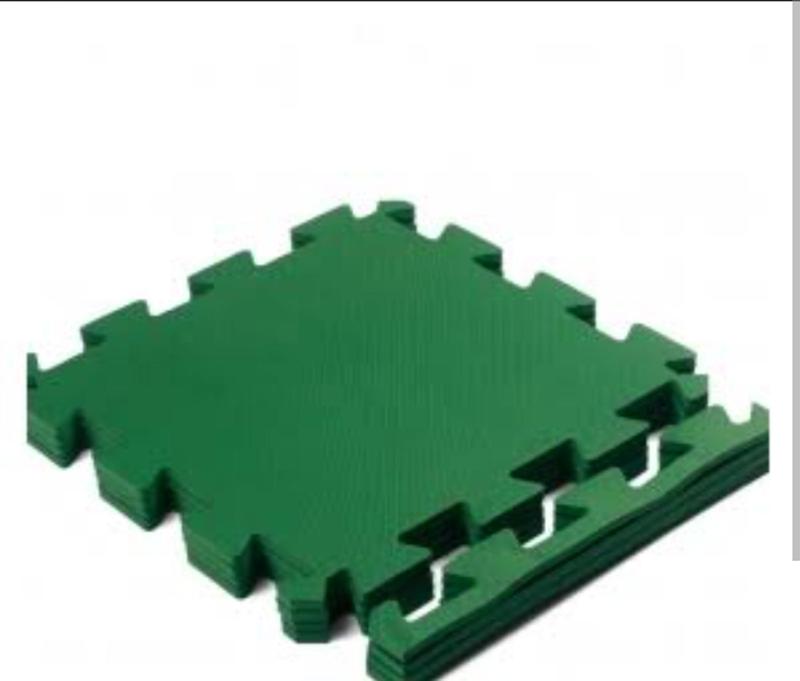 Tatame verde bandeira 4 placas com bordas 50x50 10mm - TATAME KIDS ...