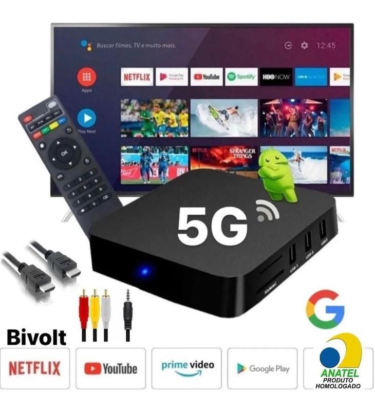 Tbox 4K Transforma Todas Tvs Em Smart Android 11.1 Express - Tbx - TV ...