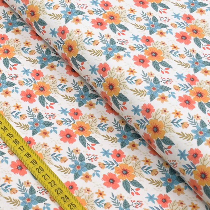 Tecido Estampado para Patchwork - Modern Flowers 1 (0,50x1,40 ...