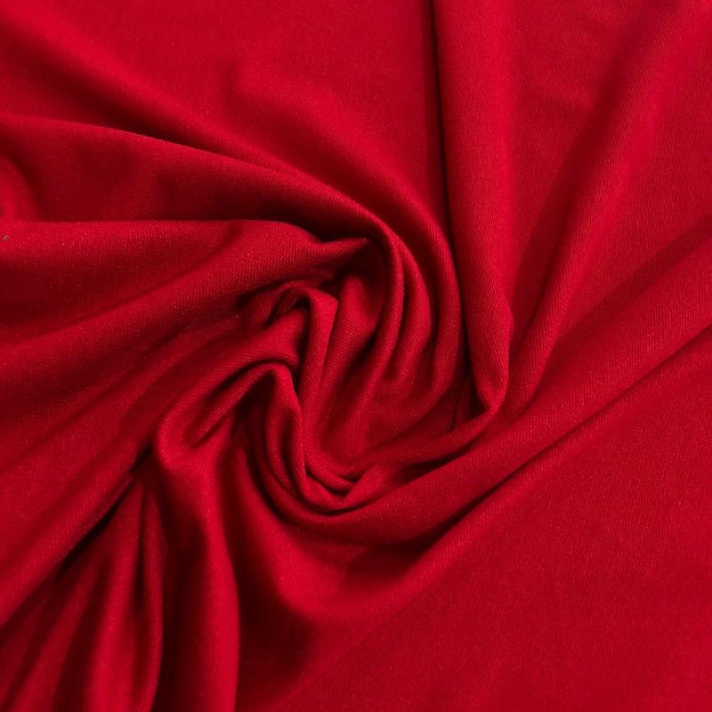 Tecido Moletinho Em Viscose 94%Viscose 6%Elastano Vermelho - Ribnits ...