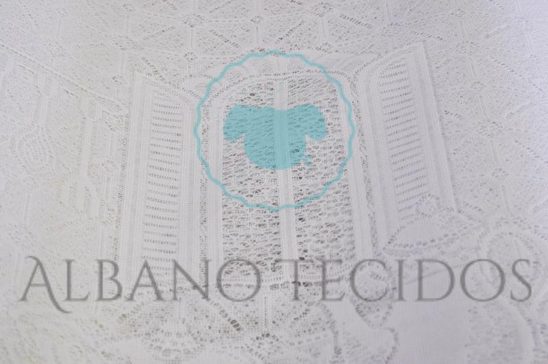 Tecido renda 1,20 x 0,30 com bando 1,50 largura - Albano Tecidos ...