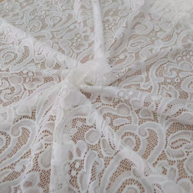 Tecido Renda Poliamida Elastano 1mt comprimento x 1,40mt de largura ...