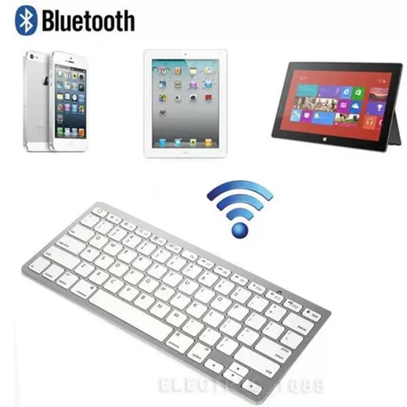 Teclado Android Pc Sem Fio Bluetooth Wireless Keyboard - Teclado para ...