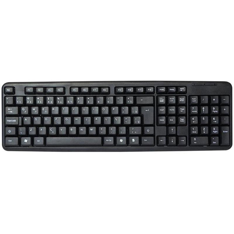Teclado C3TECH KB-11BK USB Padrao ABNT2 Preto - C3 Tech - Teclado ...