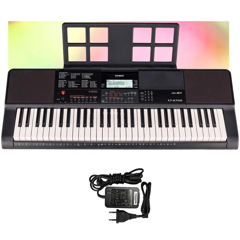 Teclado Casio CT-X700 Digital Uso Intermediário 195 Ritmos e 160 ...