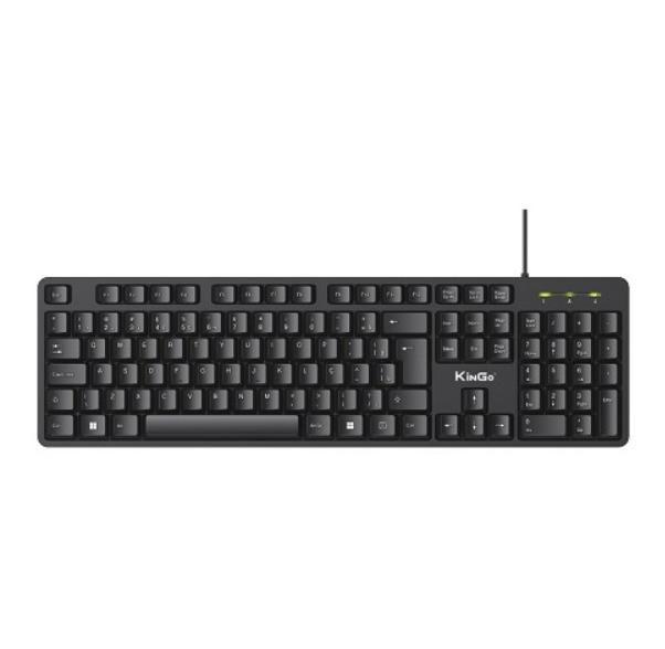Teclado Com Fio USB Para PC Computador Notebook Home Office - Kingo ...