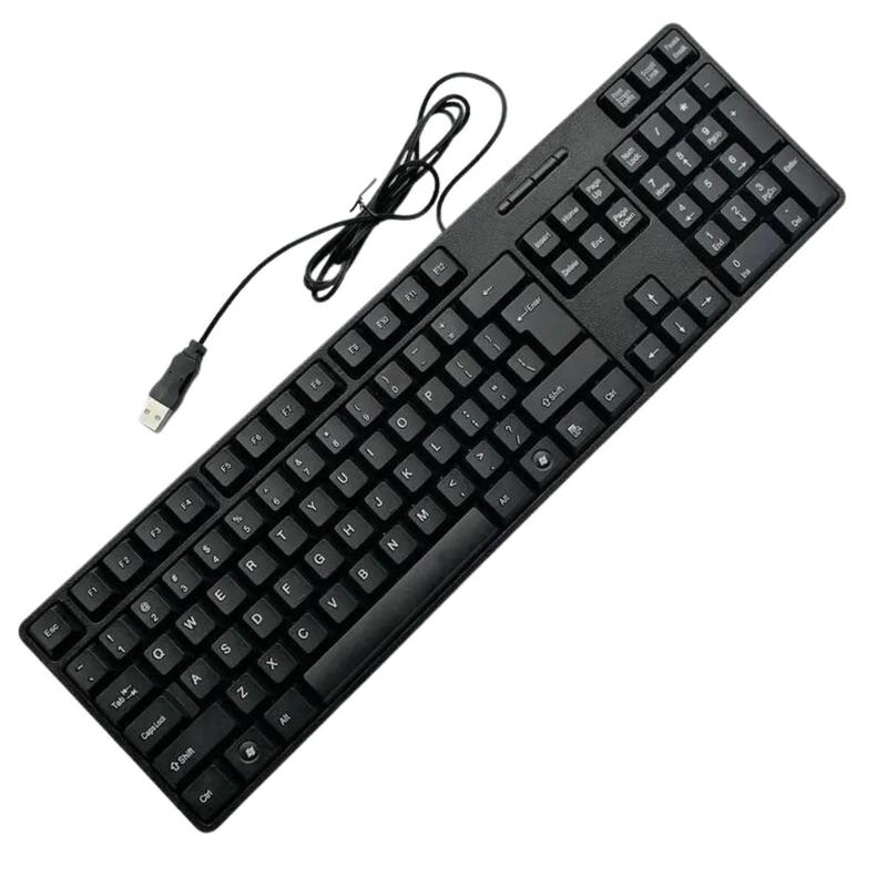 Teclado Computador Notebook USB Ergonômico Macio Silencioso - Teclado ...