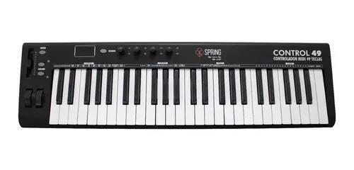 Teclado Controlador Multifuncional Spring Control 49 Teclas Midi USB ...