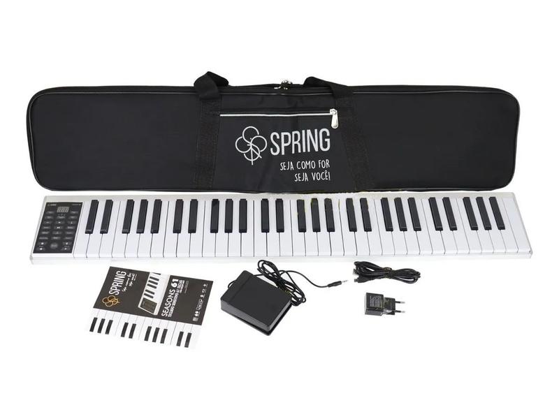 Teclado Controlador Spring Seasons 61 Teclas Com Midi USB ...